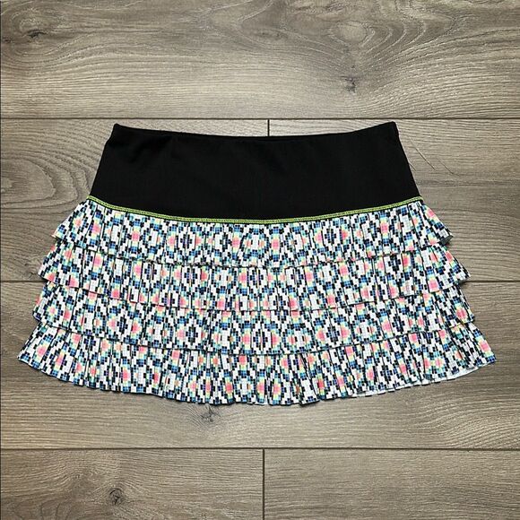 Lucky in Love | Skirts | Lucky In Love Black And Multicolor Tennis ...
